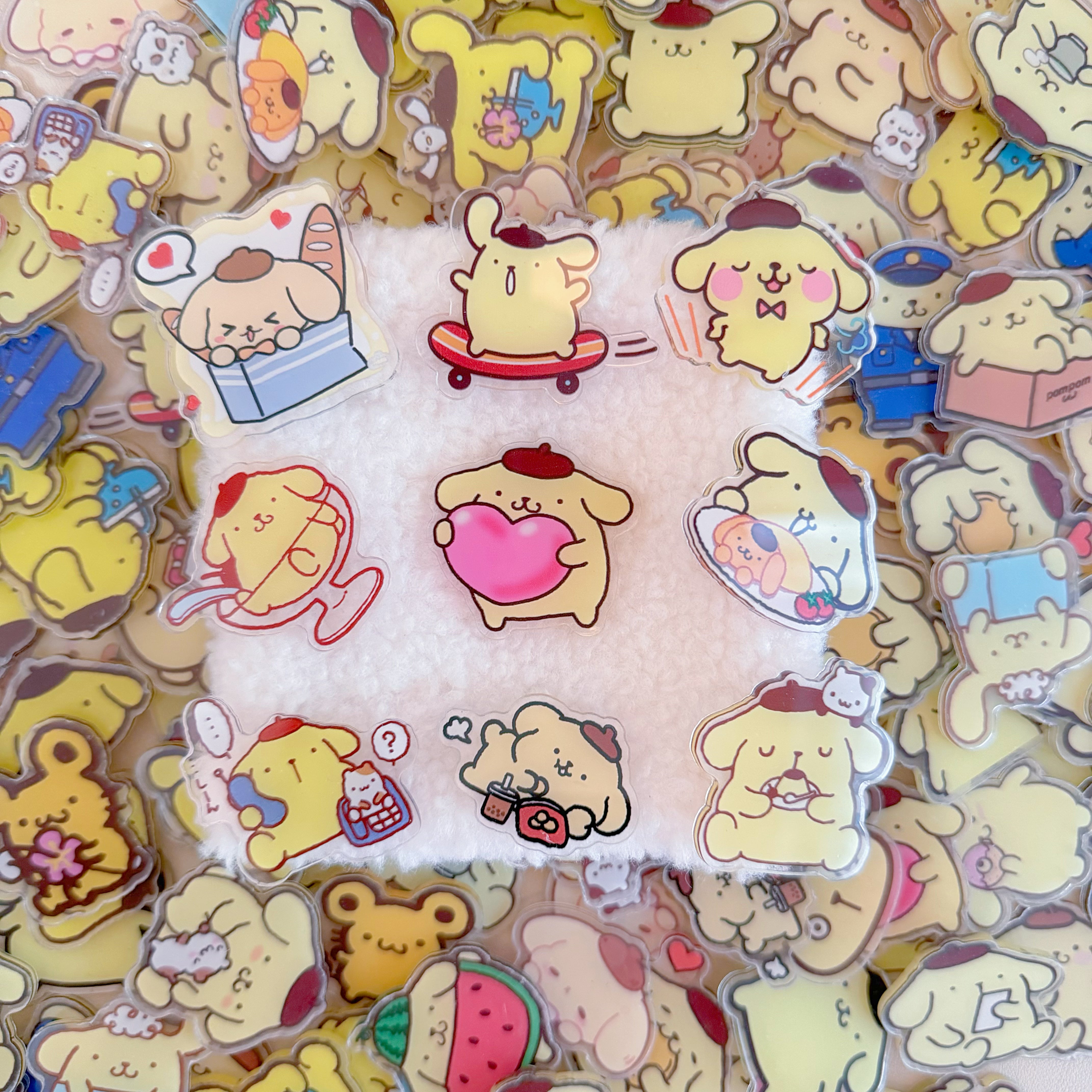 PomPomPurin Acrylic Patch – Pennydiy